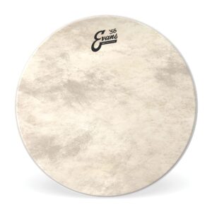 evans eq4 calftone bass drum head, 26"