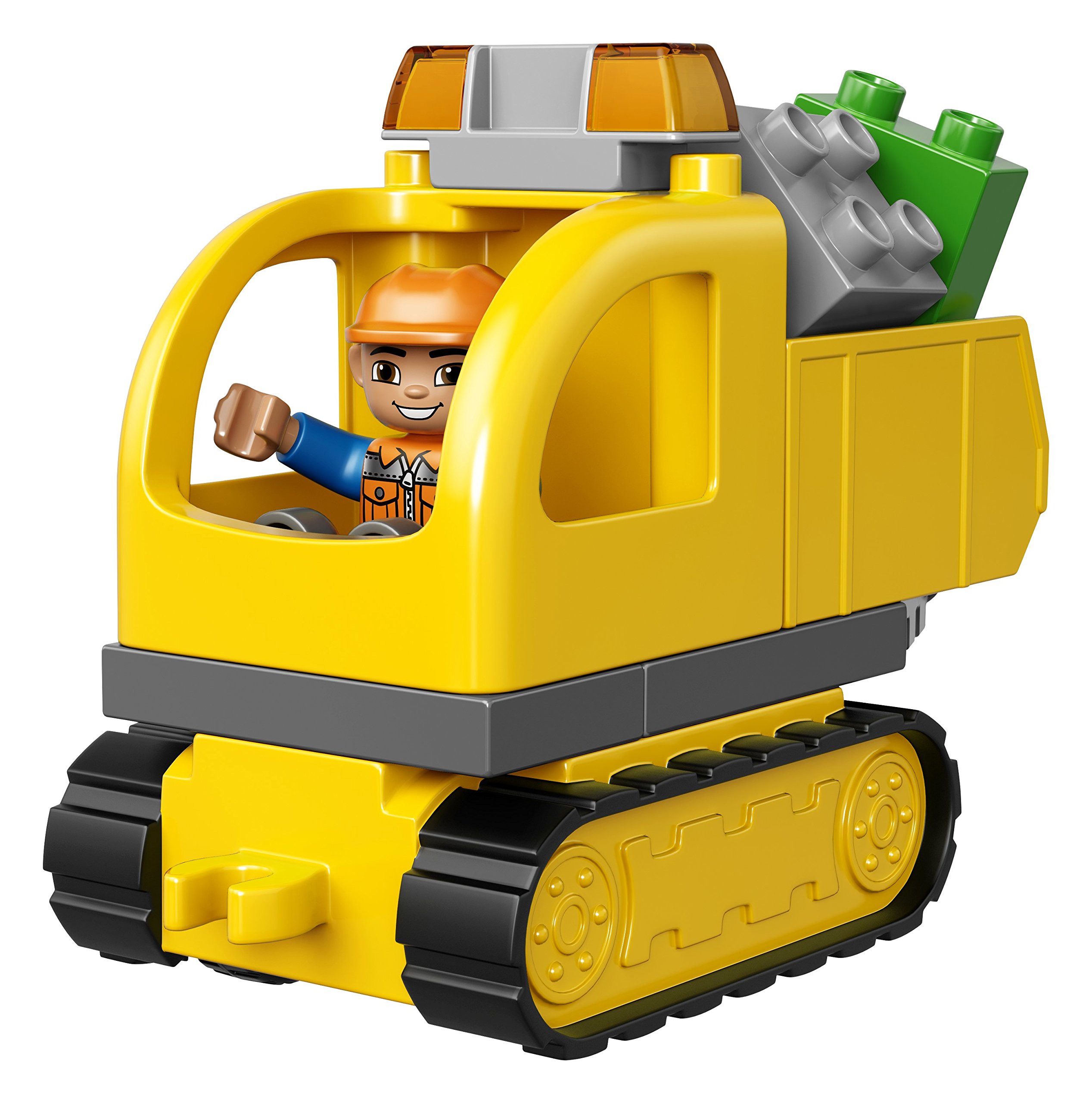 LEGO DUPLO Town Truck & Tracked Excavator 10812 Dump Truck and Excavator Kids Construction Toy with DUPLO Construction Worker Figures (26 Pieces)