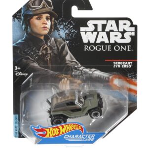 Hot Wheels Star Wars Rogue One Character Car Sargeant Jyn Erso