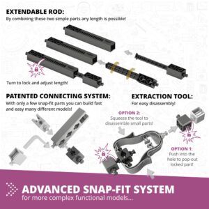 Engino- STEM Toys, Construction Toys for Kids 9+, Newton's Laws Inertia, Kinetic & Potential Energy, Educational Toys, STEM Kits, Gifts for Boys & Girls (8 Model Options)