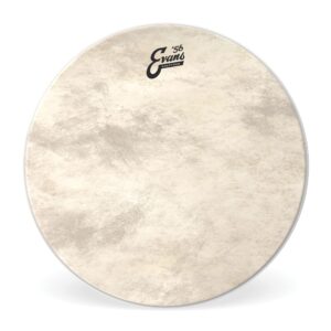 evans calftone bass drum head, 22"