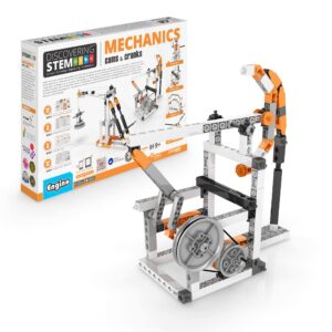 engino- stem toys, mechanics cams & cranks, construction toys for kids 9+, fun educational toys, gifts for boys & girls (8 model options), stem building toys