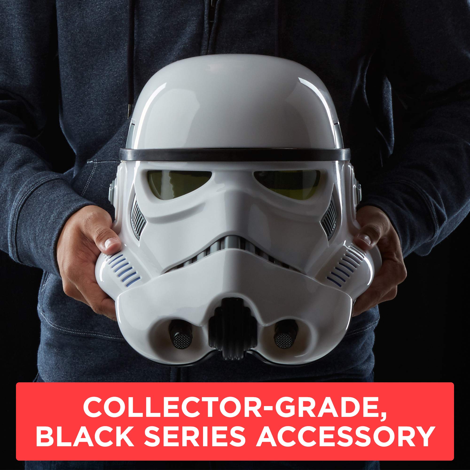 STAR WARS The Black Series Rogue One: A Story Imperial Stormtrooper Electronic Voice Changer Helmet Roleplay (Amazon Exclusive)