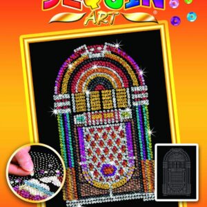 Sequin Art Orange Jukebox Sparkling Arts & Crafts Picture Kit