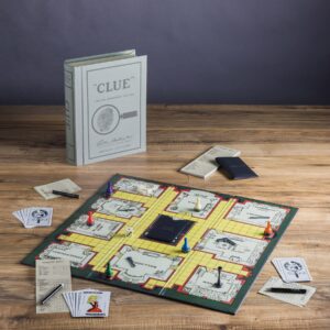 WS Game Company Clue Vintage Bookshelf Edition