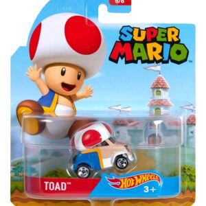 Hot Wheels Mario Bros. Toad Car Vehicle