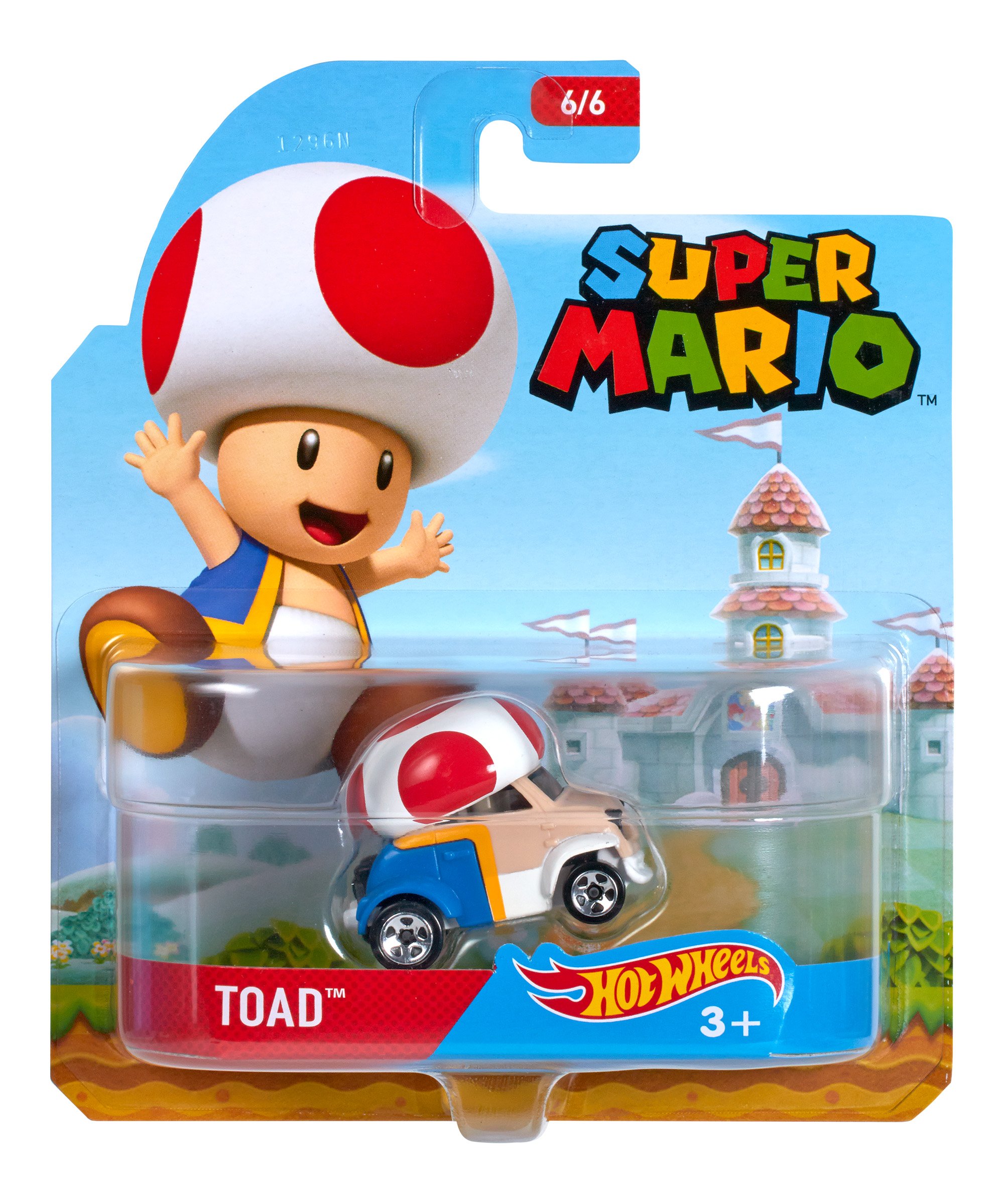 Hot Wheels Mario Bros. Toad Car Vehicle