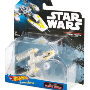 Hot Wheels Star Wars Rogue One Starship Vehicle, Y-Wing Gold Leader