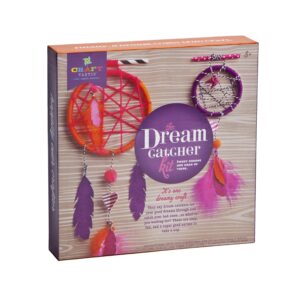 craft-tastic – dream catcher kit – craft kit makes 2 dream catchers