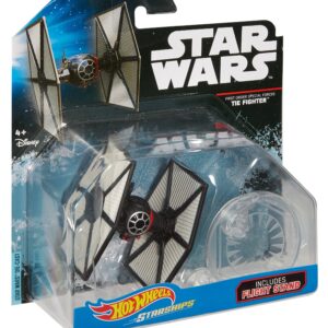 Hot Wheels Star Wars Rogue One Starship Vehicle, First Order Special Forces TIE Fighter