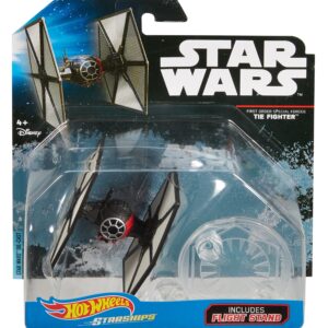 Hot Wheels Star Wars Rogue One Starship Vehicle, First Order Special Forces TIE Fighter