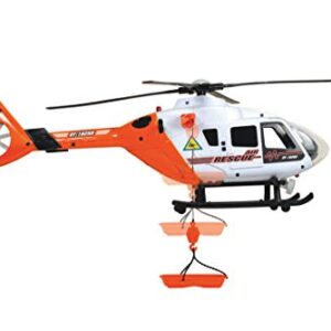 DICKIE TOYS Light and Sound SOS Rescue Helicopter with Moving Rotor Blades, 25"