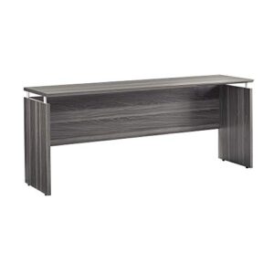 safco products medina modern office executive credenza desk, 72", gray steel