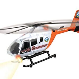 DICKIE TOYS Light and Sound SOS Rescue Helicopter with Moving Rotor Blades, 25"