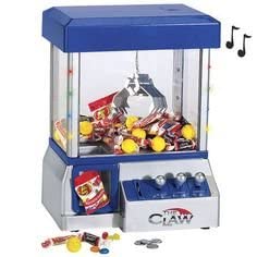 Toy Grabber Claw Machine For Kids – Electronic Arcade-Style Game for Kids and Parties – Ideal For Use With Small Toys / Candy – Features LED Lights and Sound Effects, 13.5 x 10 x 7.5 inches