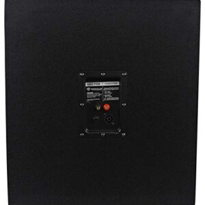 Rockville SBG1158 15" 800W Passive Pro DJ Subwoofer, MDF Cabinet/Pole Mount, Black