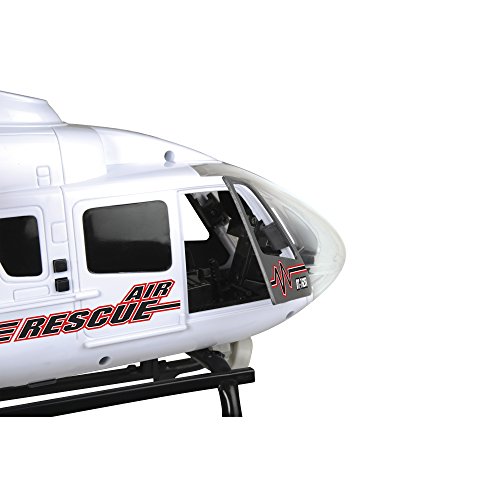 DICKIE TOYS Light and Sound SOS Rescue Helicopter with Moving Rotor Blades, 25"