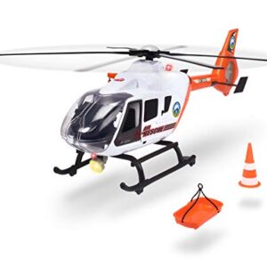 DICKIE TOYS Light and Sound SOS Rescue Helicopter with Moving Rotor Blades, 25"