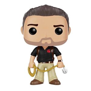 funko pop uncharted 4 nathan drake wearing naughty dog shirt exclusive vinyl figure