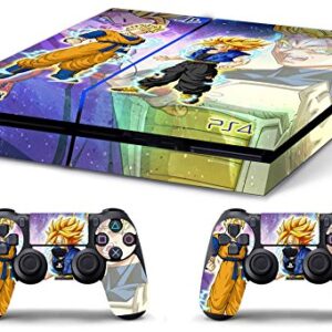 Skin Ps4 Old - DRAGONBALL GOHAN TRUNKS - limited edition DECAL COVER ADESIVA Playstation 4 Slim SONY BUNDLE