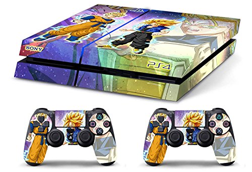 Skin Ps4 Old - DRAGONBALL GOHAN TRUNKS - limited edition DECAL COVER ADESIVA Playstation 4 Slim SONY BUNDLE