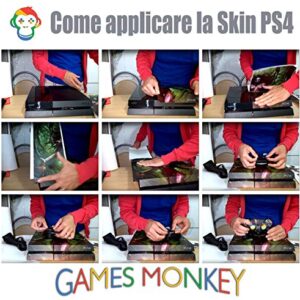 Skin Ps4 Old - STICKERBOMB - limited edition DECAL COVER ADESIVA Playstation 4 Slim SONY BUNDLE