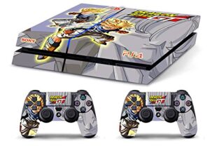 skin ps4 old - dragonball gt trunks - limited edition decal cover adesiva playstation 4 slim sony bundle