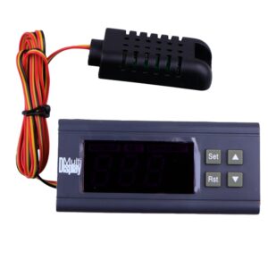 szzijia 110V Digital Air Humidity Temperature Control Controller WH8040 Range 1%~99%