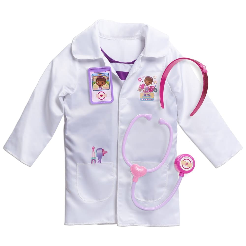 Doc McStuffins Doctor's Dress Up Set, Officially Licensed Kids Toys for Ages 3 Up by Just Play