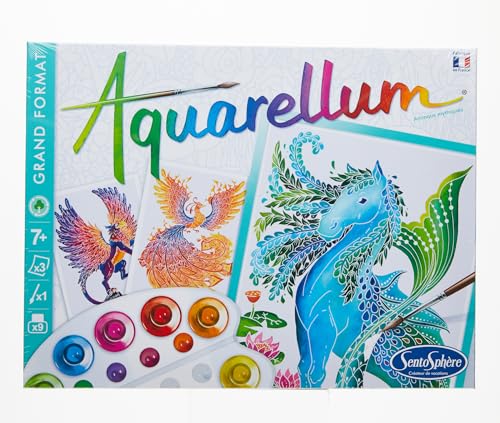 Sentosphère Aquarellum Watercolor Painting Kits (Mythical Animals)