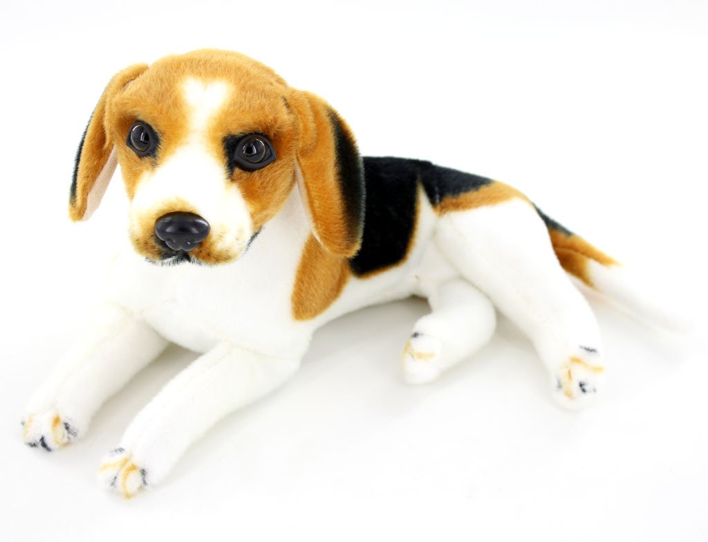 Jesonn Realistic Stuffed Animals Beagle Dog Plush Toys (17.7 Inch)