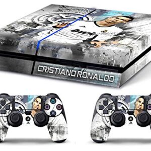 Skin Ps4 Old - Cristiano Ronaldo Real Madrid - Limited Edition Decal Cover ADESIVA Playstation 4 Slim Sony Bundle