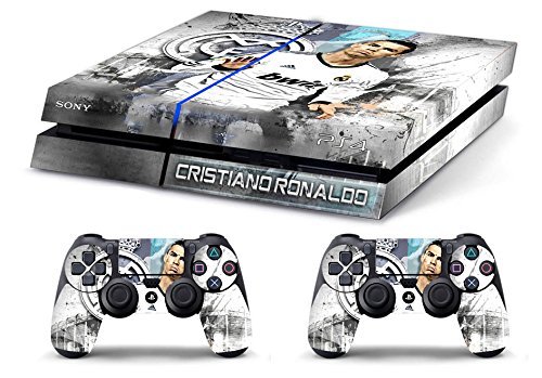 Skin Ps4 Old - Cristiano Ronaldo Real Madrid - Limited Edition Decal Cover ADESIVA Playstation 4 Slim Sony Bundle