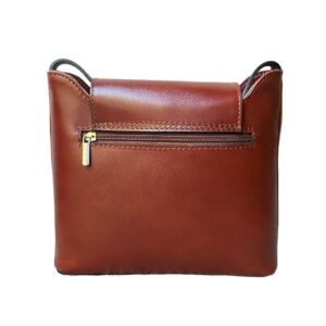 LaGaksta Isabella Italian Leather Crossbody Bag Brown