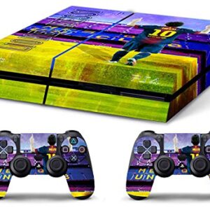 Skin Ps4 Old - Lionel Messi FC BARCELLONA Ultras - Limited Edition Decal Cover ADESIVA Playstation 4 Slim Sony Bundle