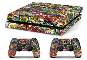 skin ps4 old - stickerbomb - limited edition decal cover adesiva playstation 4 slim sony bundle