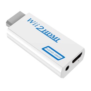 green-state wii to hdmi 720p / 1080p hd output upscaling converter-supports all wii display modes to hdtv & monitor