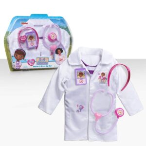 doc mcstuffins doctor's dress up set, officially licensed kids toys for ages 3 up by just play