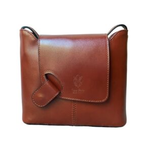 lagaksta isabella italian leather crossbody bag brown