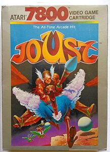 atari 7800 video game cartridge, the all time hit, joust