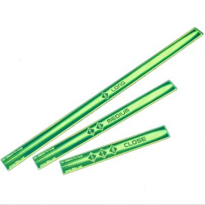 litko multi range gauge set | long | close | medium | compatible with star wars: armada | 3 pack (fluorescent green)