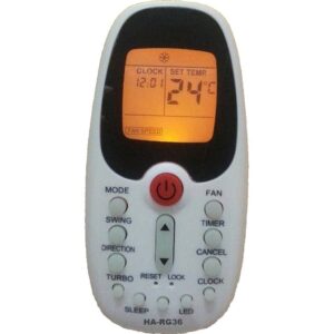 Replacement Air Conditioner Remote Control for Midea Mirage ComfortStar RG36A/BGER RG36B/BGE RG36C/BGE RG36D/BGE RG36E/BGERG36F2/BGEF RG36F3/BGEF RG36F4/BGEF