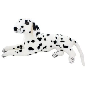 jesonn realistic stuffed animals dog dalmatian plush toys (15.3 inch)