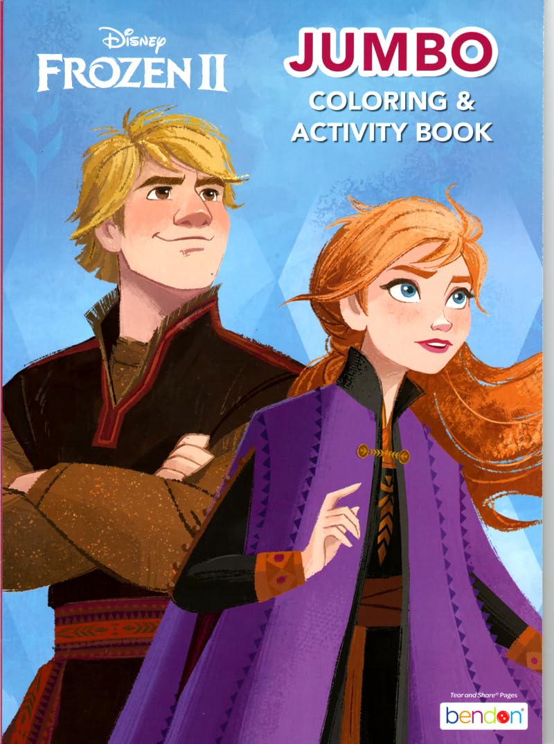 Disney Frozen 2 Coloring Book & Stickers Activity Deluxe Set