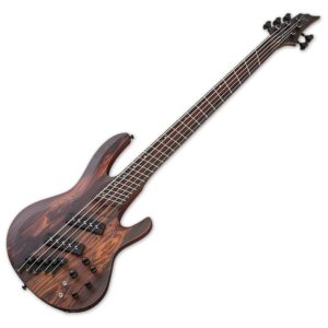 ESP LB1005SEMSRNS-KIT-1 B Series B-1005SE Multi-Scale 5-String Electric Bass Guitar, Natural Satin