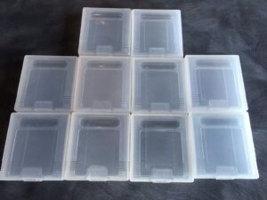 10 x for game boy color gbc replacement plastic cartridge case dust cover