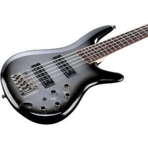 Ibanez SR305E MSS 5 String Metallic Silver Sunburst Electric Bass with Gig Bag,