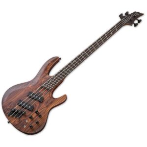 ESP LB1004SEMSRNS-KIT-2 B Series B-1004SE Multi-Scale 4-String Electric Bass Guitar, Natural Satin