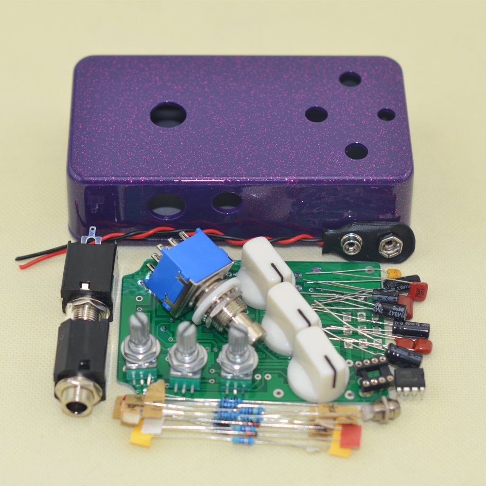 DIY（DS-2) Distortion Guitar Pedal Flash Violet Metal Distortion Pedal LANDTONE