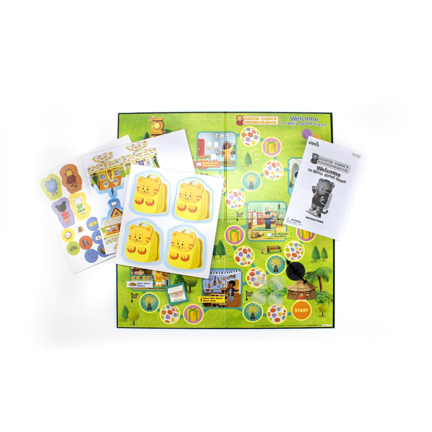 Briarpatch | Daniel Tiger's Neighborhood Welcome to Main Street, Based on Mister Rogers' Neighborhood, Preschool Game, Ages 3+